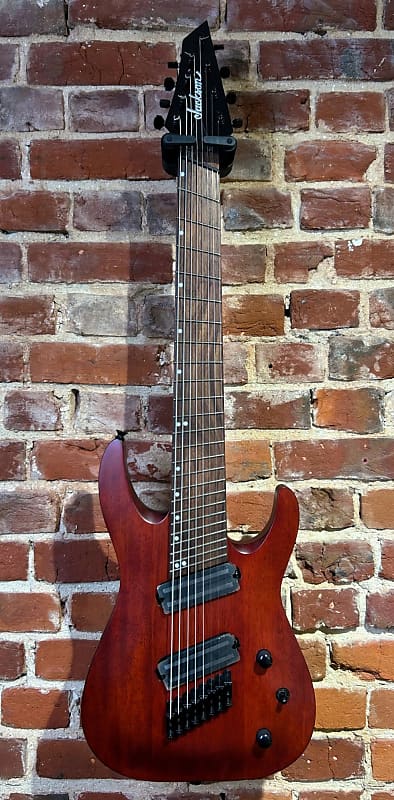 Jackson DKAF8 MS 8 String Fan Fret - Mahogany Stain - Inc Gig | Reverb