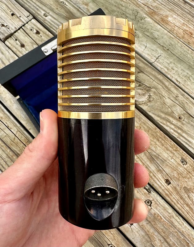 American Microphone Co. DR332 Pair (2) 1950s Gold | Reverb