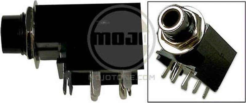 Alternative Fender Style 9-Pin PC Mount Jack | Reverb