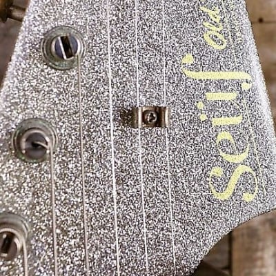 Seuf Guitars OH-10 Offset JM - Silver Sparkle | Reverb