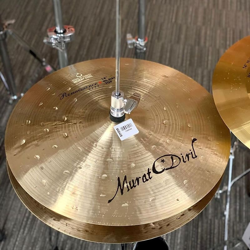 Murat Diril 14" Renaissance Series Heavy Hi-Hat Cymbals | Reverb