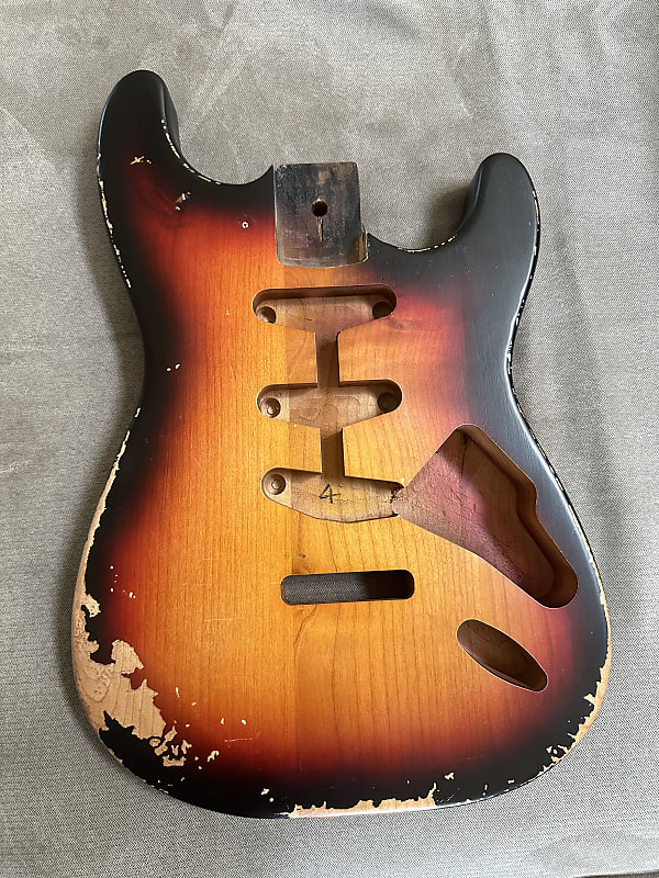 Strat body-Sunburst | Reverb