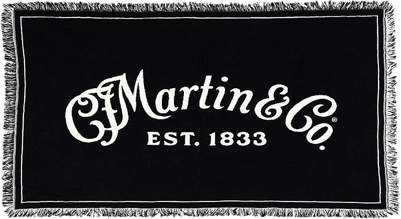 Martin Script Logo Woven Blanket | Reverb