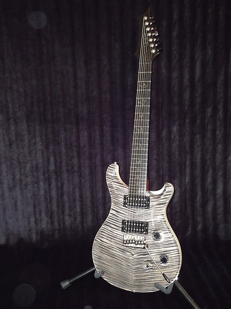 PRS Private Stock 7 string reverse Spitz Headstock black | Reverb