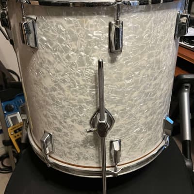 Apollo 3 Piece Drum Set Late 70's - Antique White Pearl w/ | Reverb