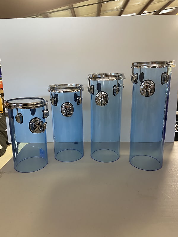 RL Drums RL 1218-FB 2022 Fluorescent blue acrylic | Reverb