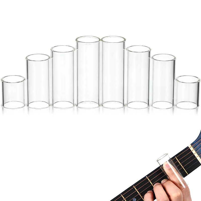 Abaodam Glass Guitar Slide For Electric And Acoustic - 8Pcs | Reverb