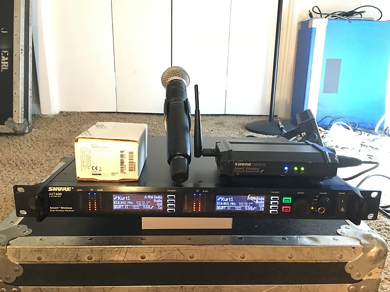 Shure Axient AXT400 AXT200 receiver handheld wireless | Reverb