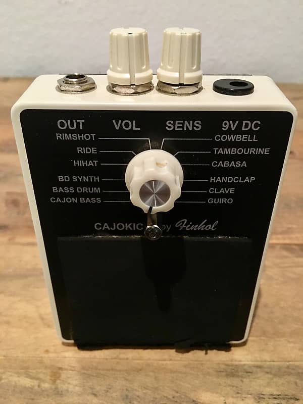 Finhol Cajokick (Digital Percussion Pedal) 2-Tone Black and | Reverb