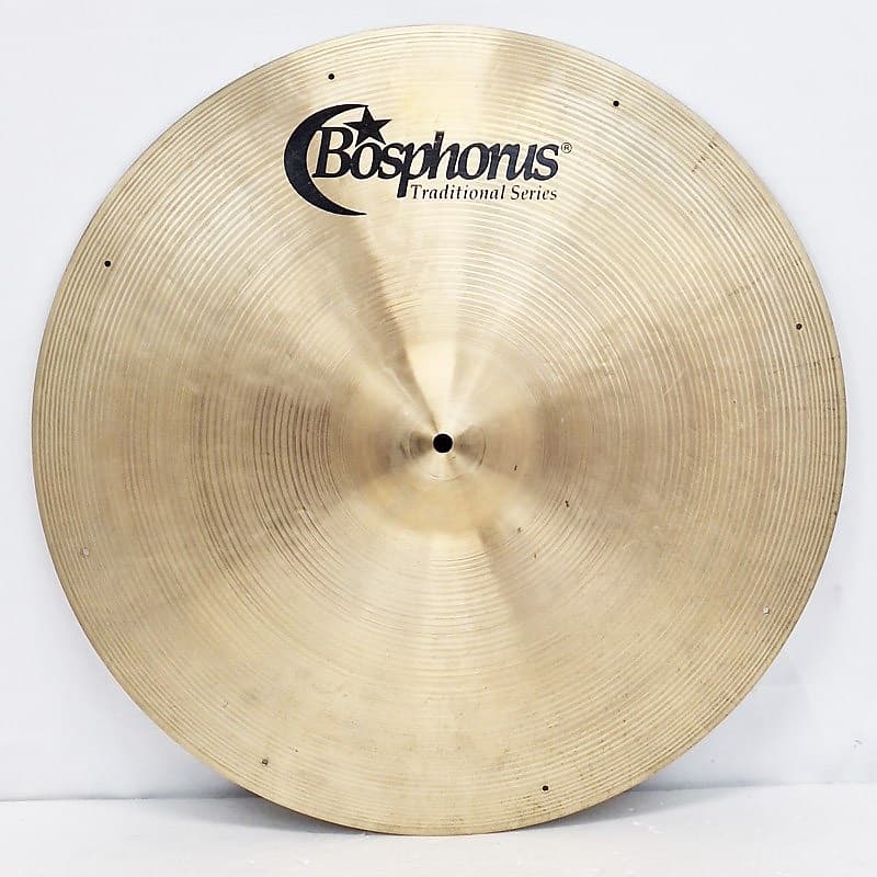 Bosphorus [USED] Traditional Series Ride Thin 22 [8 rivet | Reverb