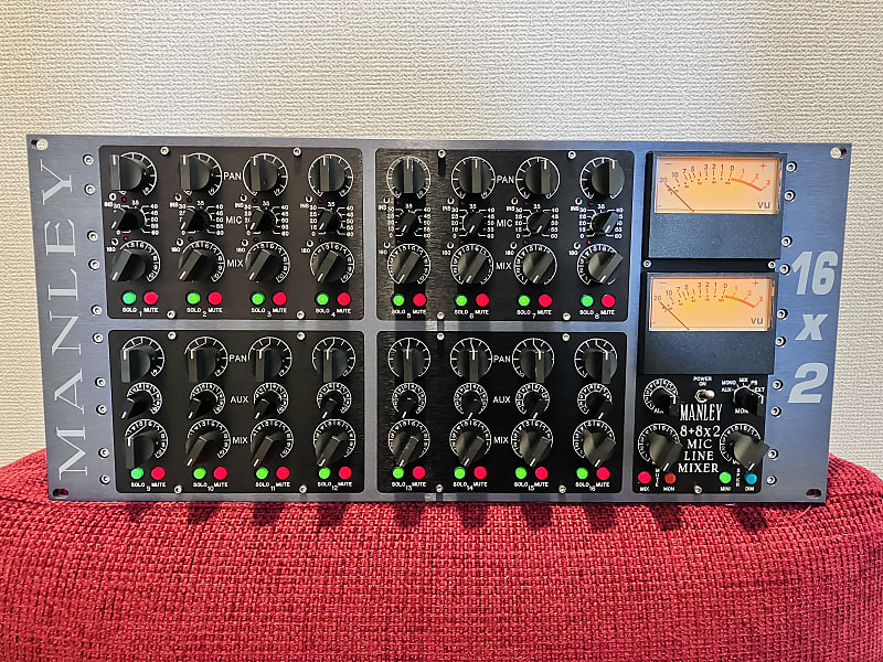 Manley Labs / 16x2 Mic Line 8+8X2 Tube Mixer / 8 Pre Amps + 8 | Reverb