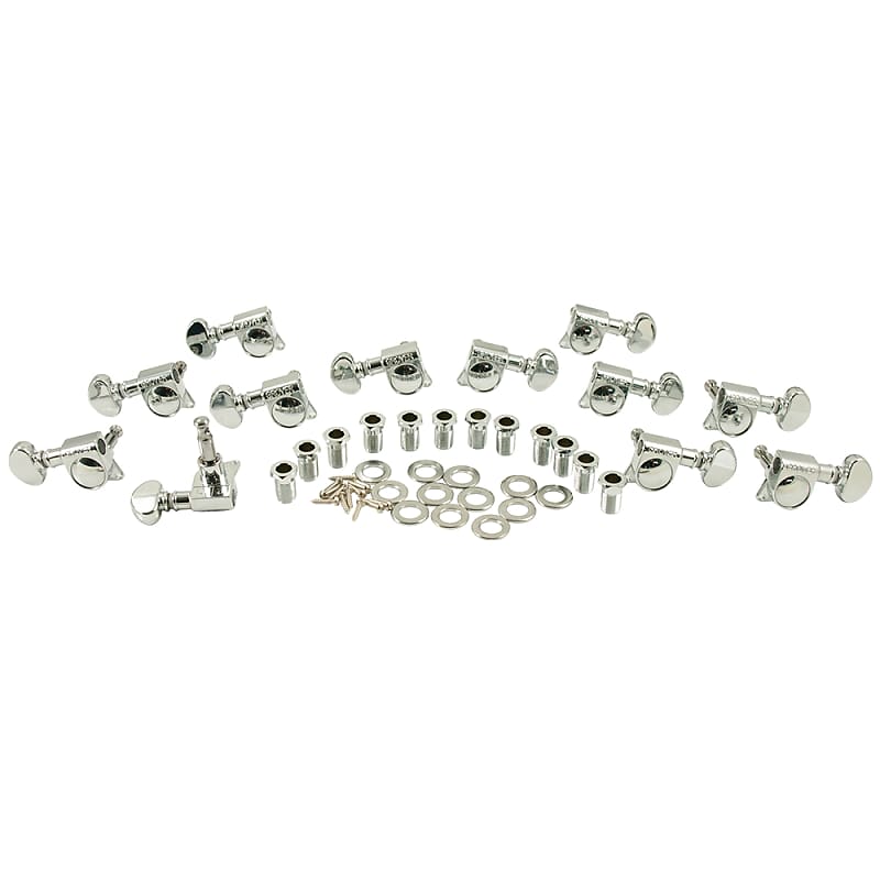 Grover 12 String Mid-Size Rotomatics Chrome | Reverb