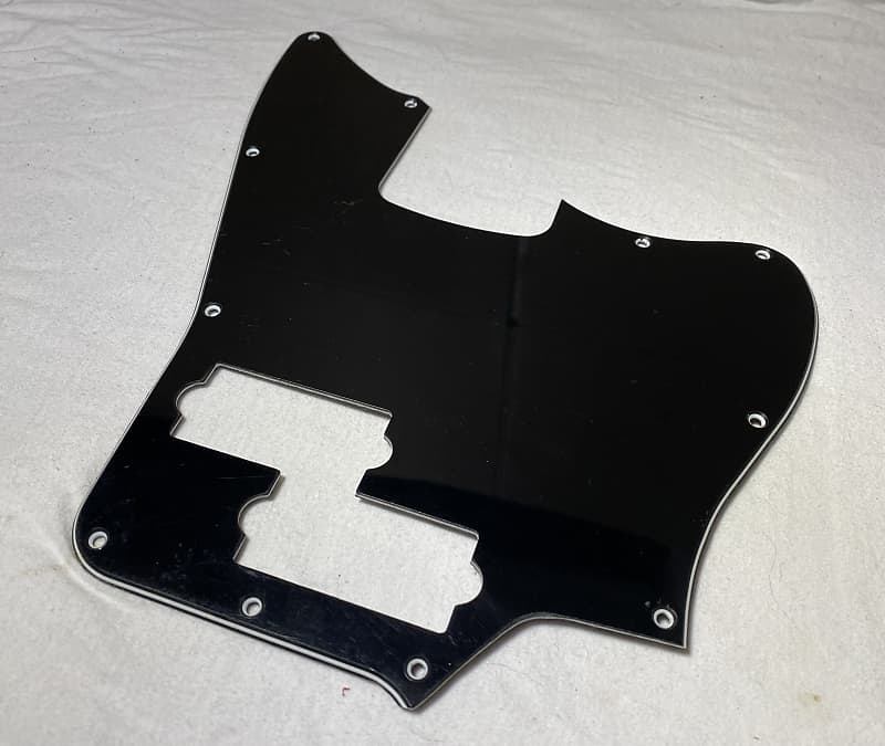 Fender / Squier Jaguar Bass Pickguard - Black | Reverb