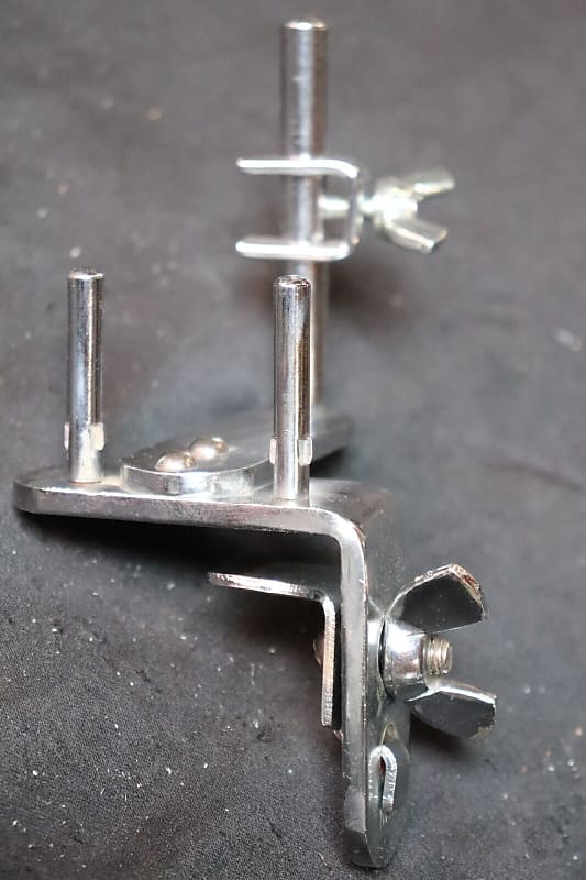 Japanese Bass Drum Hoop Mounted Cowbell & Wood Block Mount | Reverb