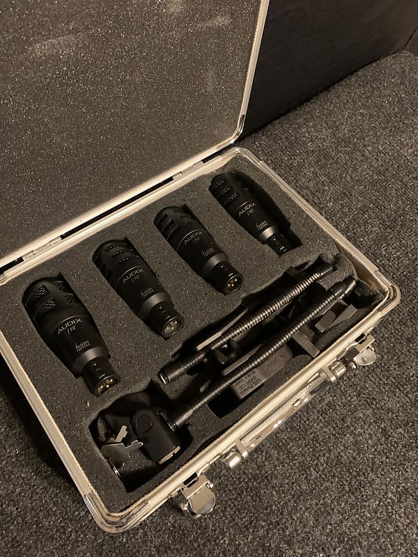 Audix Microphone Lot 3X F10 1X F12 Fusion Series Drum Mic Set | Reverb