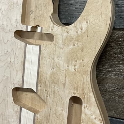 Unfinished Tele Body (2 Piece Alder/ Bird's Eye Maple | Reverb