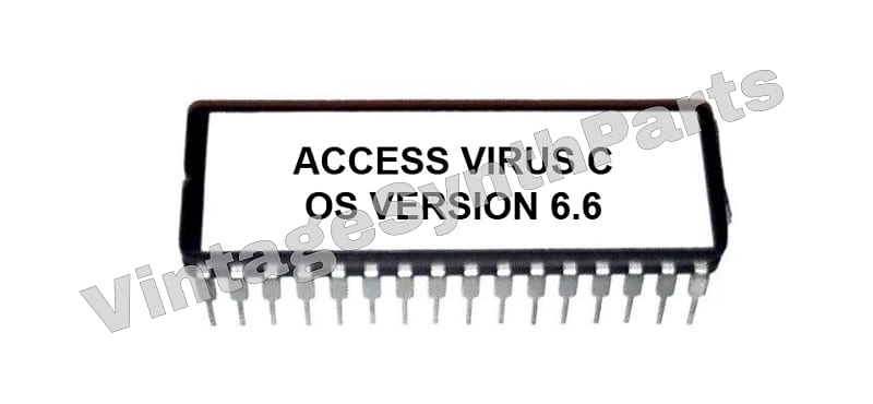 Access Virus C – Version 6.6 Firmware OS eprom Upgrade Repair | Reverb
