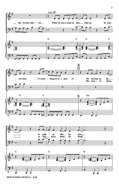 High School Musical Sab Matthew Gerrard | Reverb