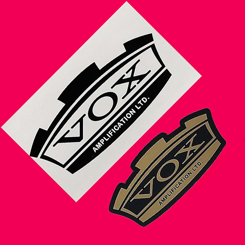 VOX AMPS STICKER (2 PACK) INSANELY RARE LIMITED EDITION | Reverb
