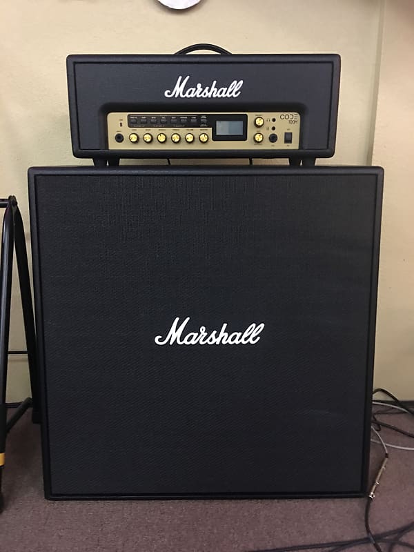 Marshall Code 100h with 4x12 cabinet 2017 Black | Reverb