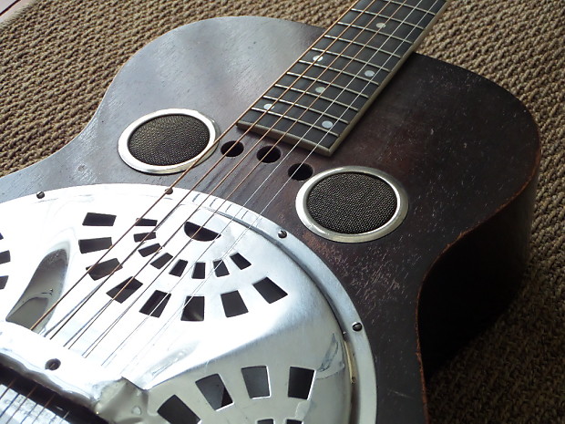 Dobro D-55 1936 Resonator short scale / wide nut blues | Reverb