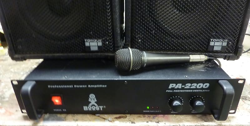 SONORISATION Ampli Analogique Boost PA 2200 | Reverb