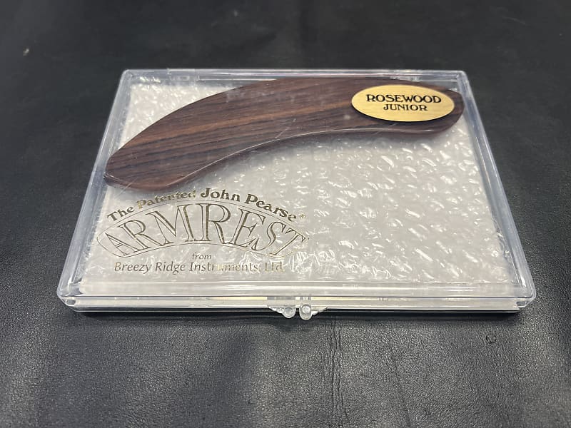 John Pearse Acoustic Guitar Armrest Rosewood Junior NOS | Reverb