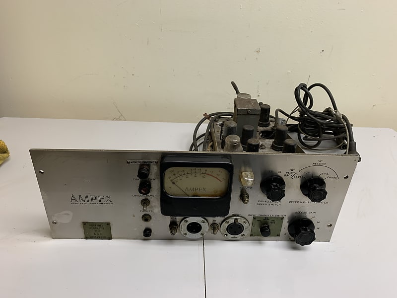 1950S AMPEX MODEL 400 VINTAGE MICROPHONE TAPE MACHINE MIC PRE | Reverb