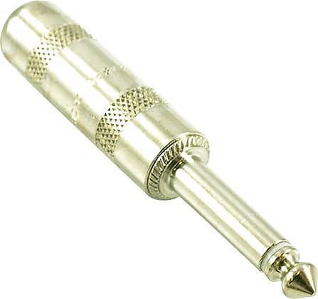 Switchcraft 1/4 in. Mono 2 Conductor Cable Mount Plug, Metal | Reverb