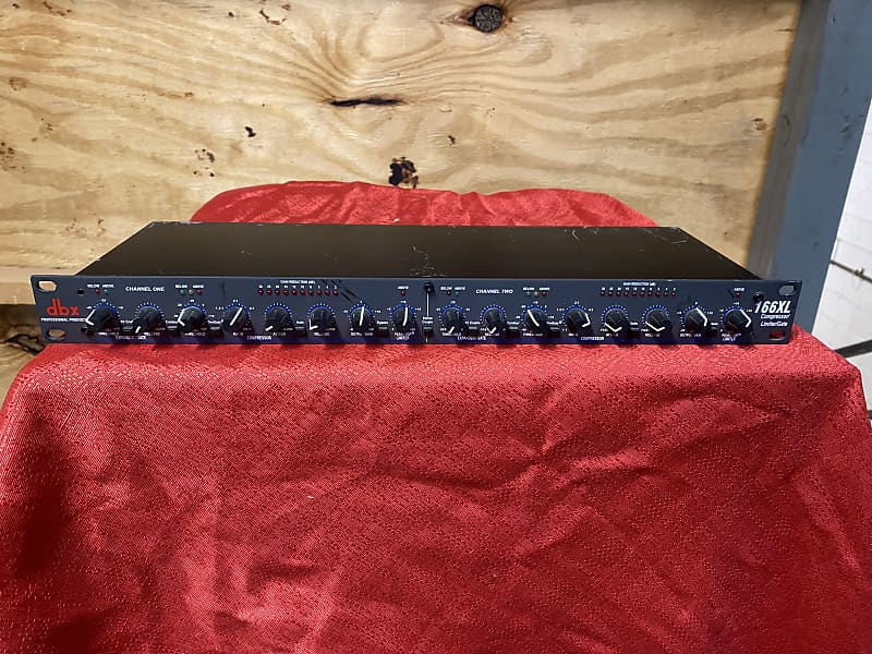 dbx 166XL Stereo Compressor / Limiter / Gate 2000s - Black | Reverb