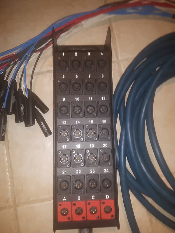 Whirlwind Snake Stagebox to Fanout - 50' 24/4 Channels | Reverb UK