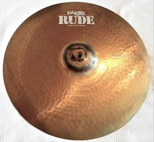 PAISTE "Rude" Ride/Crash 20" Made in West-Germany VINTAGE | Reverb
