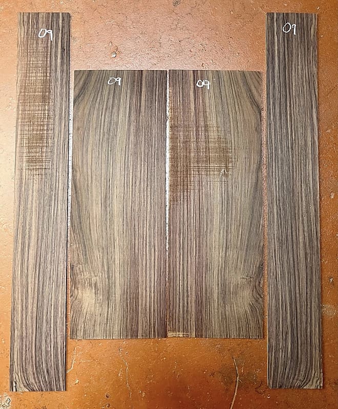 Indian Rosewood OM/Classical Back and sides guitar wood set. | Reverb