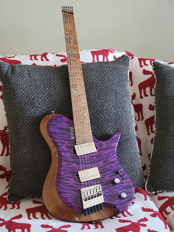 Kiesel Zeus ZM6 2018 Purple Multiscale 6 String Headless | Reverb