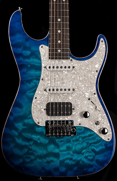 Tom Anderson Drop Top Classic Bora to Transparent Blue Burst | Reverb