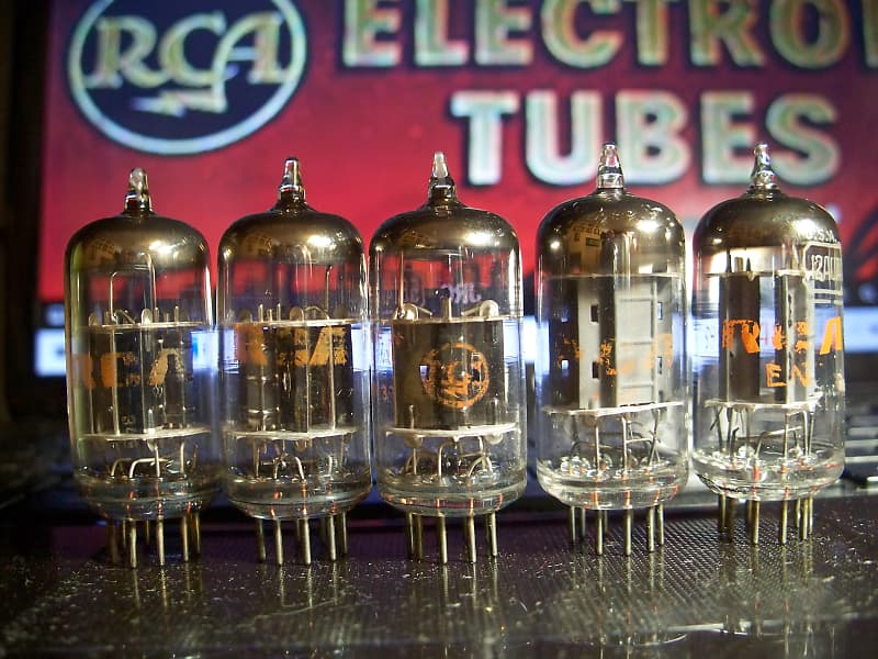 Five (5) RCA VACUUM TUBES 5814A / 12AU7 (1960-1962) NOS NIB | Reverb