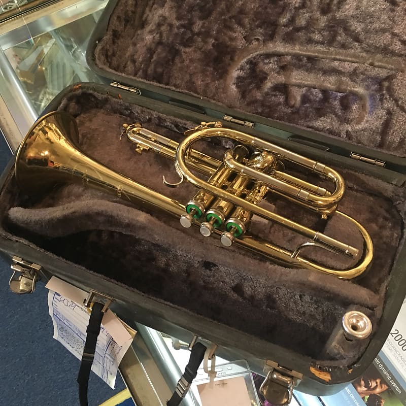 King Cleveland cornet 1960s Brass lacquer | Reverb