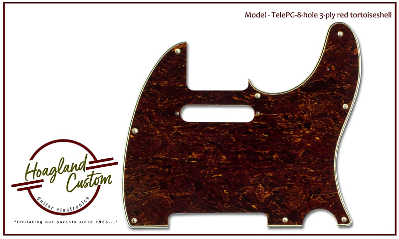 Allparts Pickguard for Telecaster - Red Tortoiseshell | Reverb