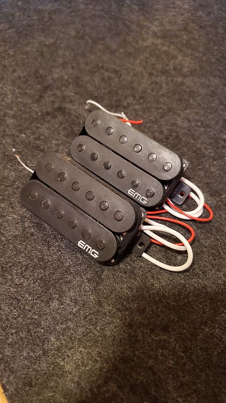 EMG Retro Active Hot 70 Humbucker Pickups (SET) - Black | Reverb