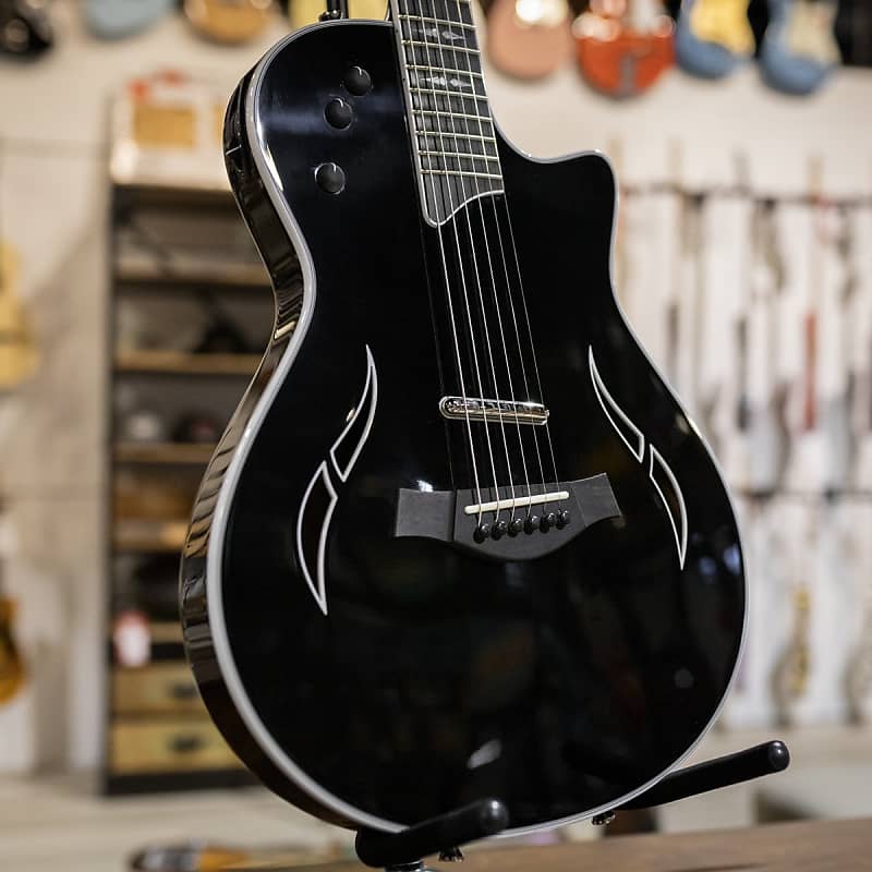 Taylor T5z Pro - Gaslamp Black - Deluxe Aerocase Gigbag | Reverb