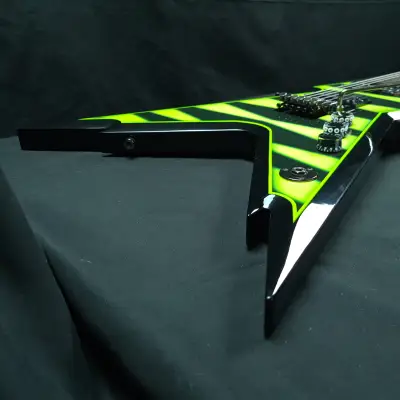 Dean Dime Razorback 2010 Slime Bumblebee Dimebag Darrell | Reverb