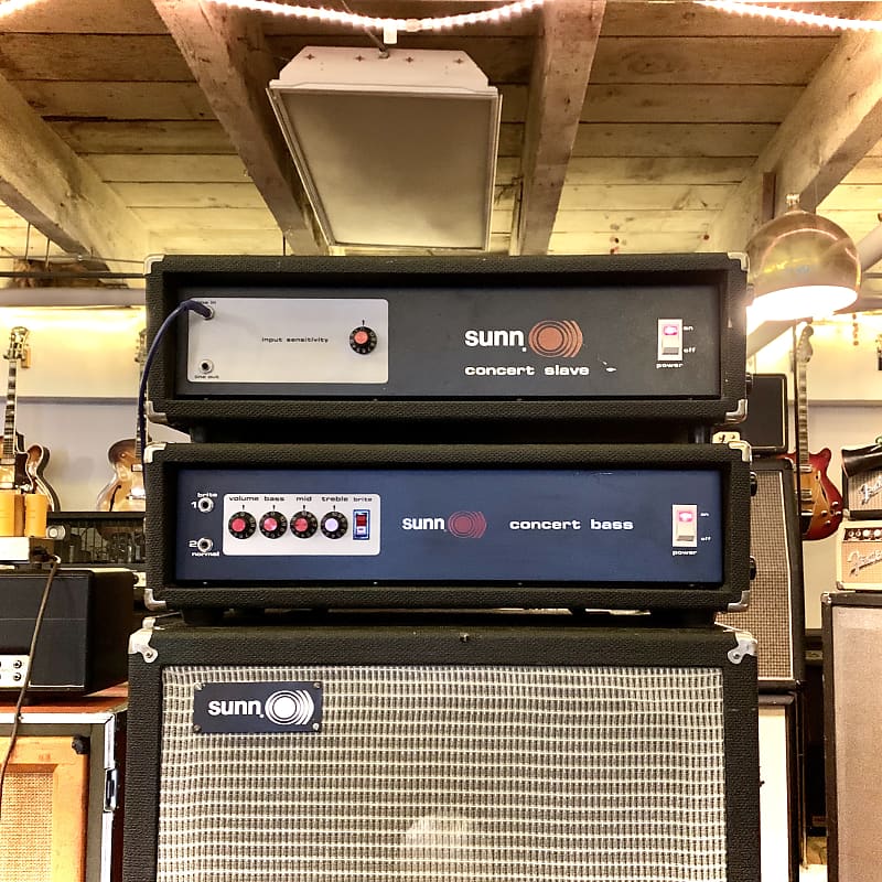 O))) Sunn Concert Slave amplifier Noir original vintage USA | Reverb