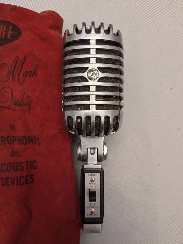 Vintage Shure 55sw Microphone - Elvis Approved! | Reverb