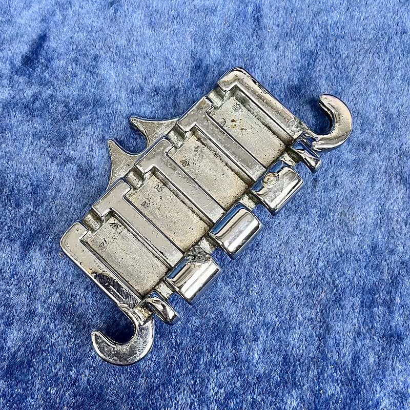 Vintage 1960's Gibson Three Point Bridge Plate Ripper | Reverb