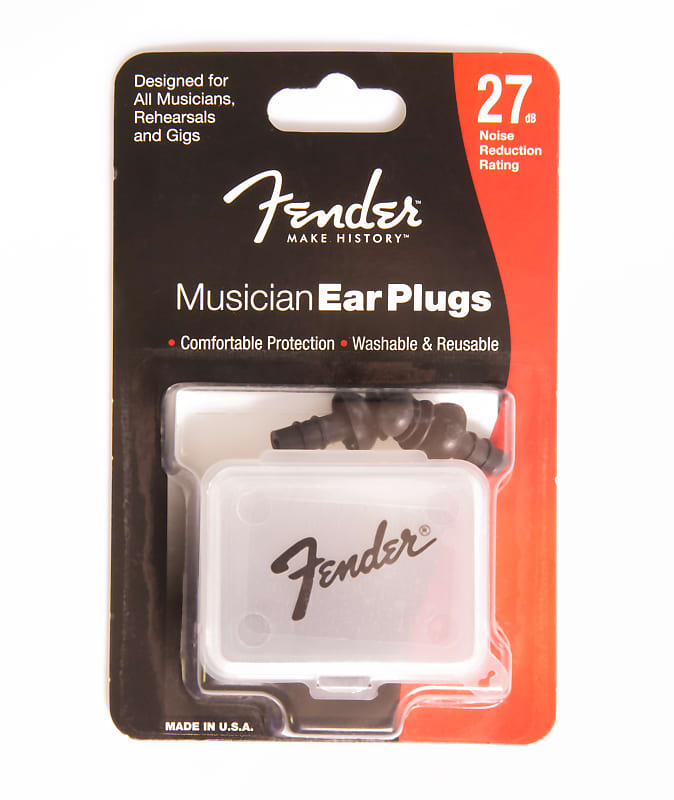 Fender Musician Series Ear Plugs, Black 2016 | Reverb