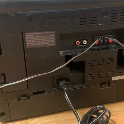 Panasonic RX-DT610 Vintage BoomBox CD Dual Cassette Tape | Reverb