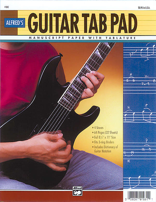Guitar Tab Pad Book | Reverb