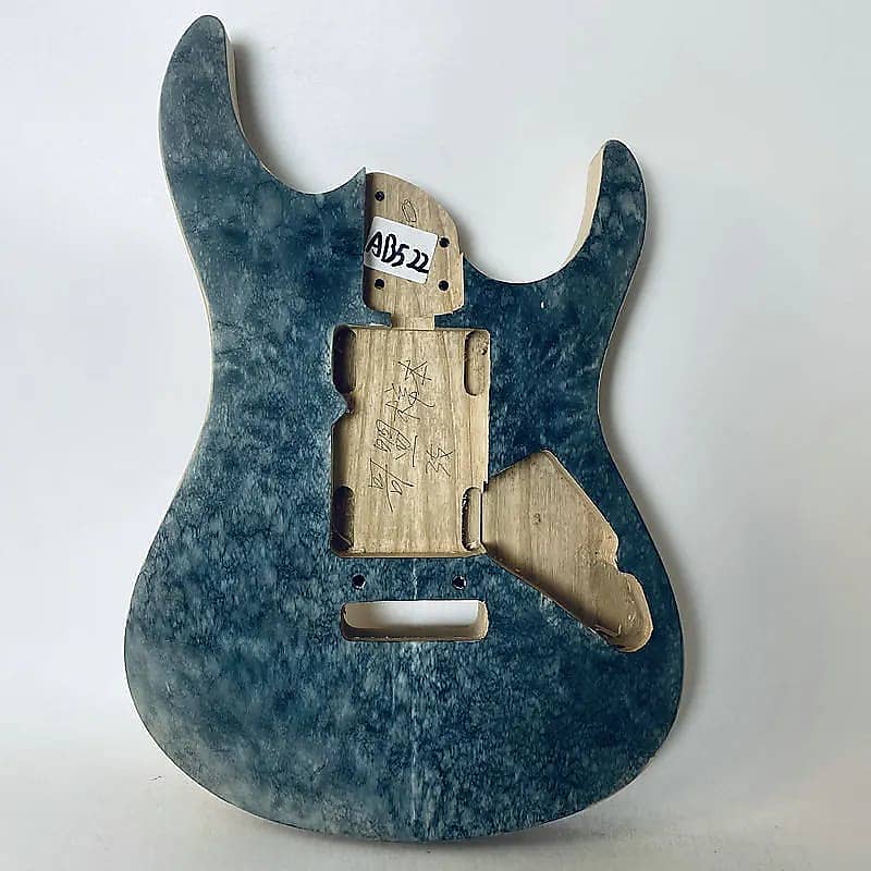 Quilted Maple Top Solid Guitar Basswood Body DIY Project | Reverb