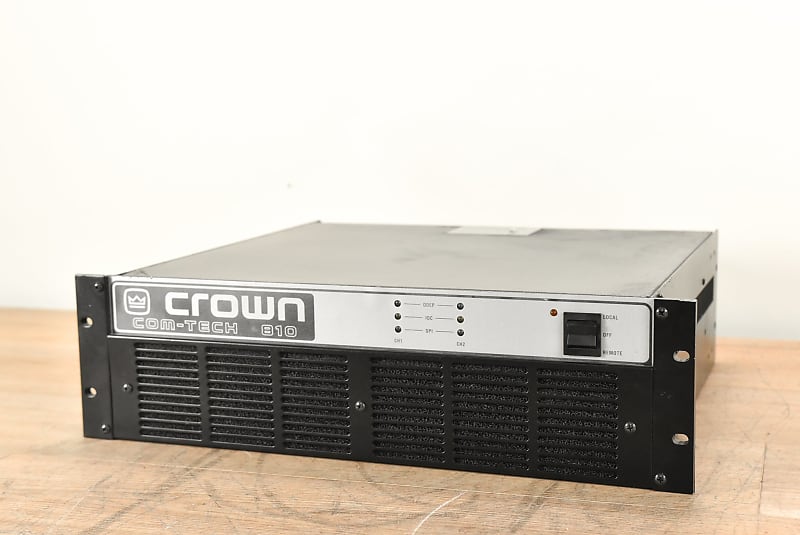 Crown Com-Tech 810 2-Channel Power Amplifier CG001MQ | Reverb