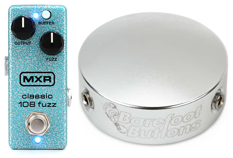 MXR M296 Classic 108 Fuzz Mini Pedal Bundle with Barefoot | Reverb